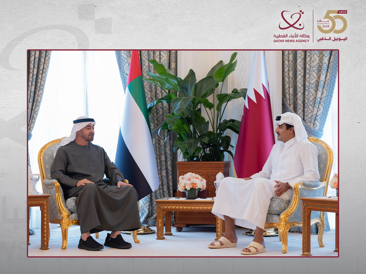Etleboro.org - HH the Amir, UAE President Discuss Regional and ...